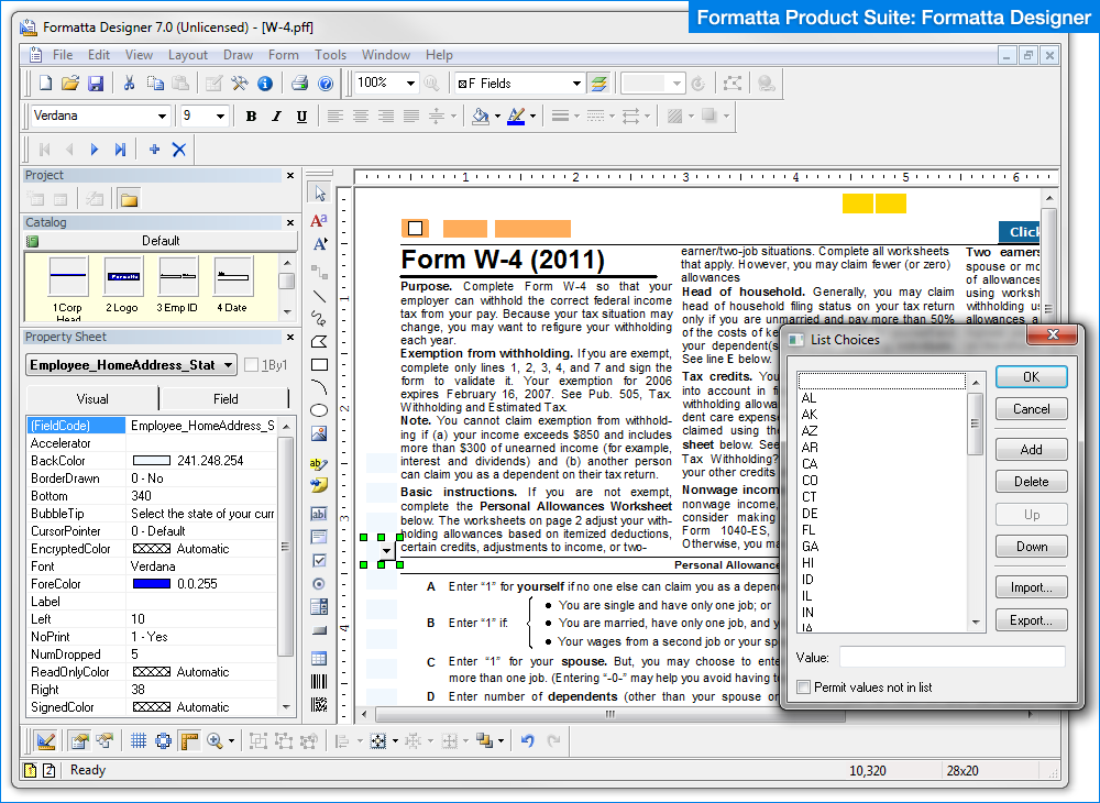 Design the e-forms your organization needs