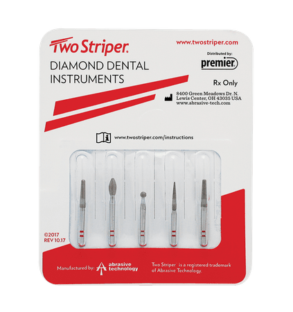 Two Striper® Ultra Premium Diamond Burs - Feel the difference.