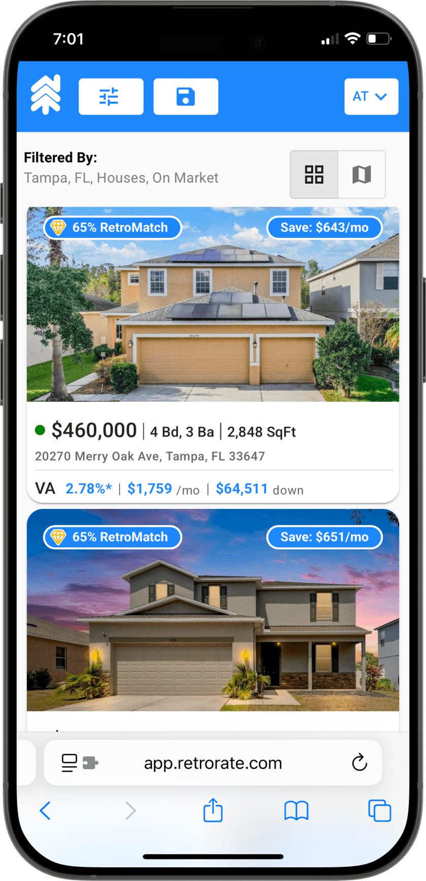 RetroRate - Assumable loan software for real estate pros.