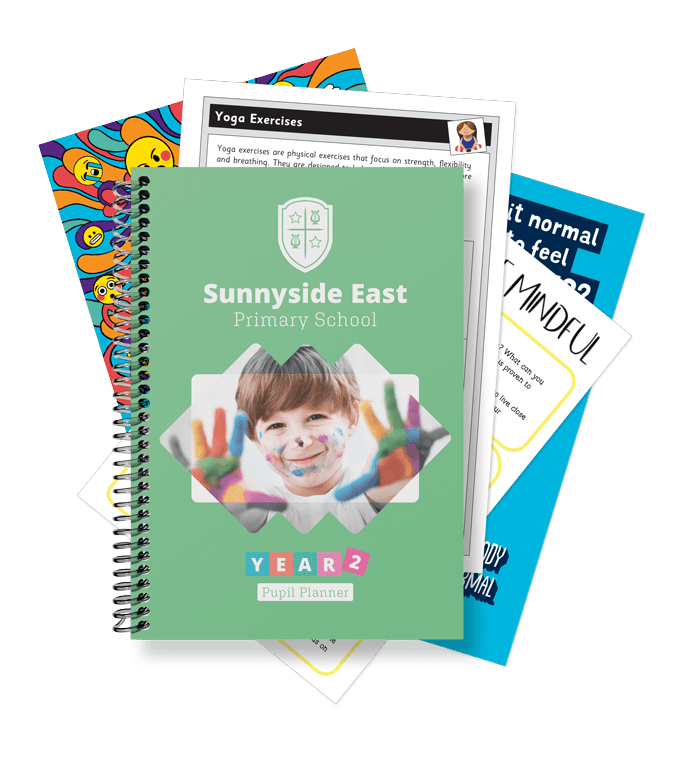 Planner Wellbeing Pages | School Planner Company