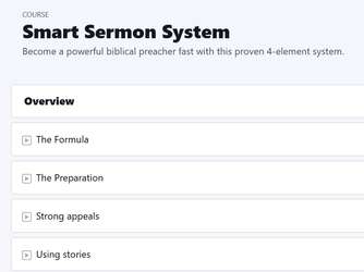 Smart Sermon Workbook
