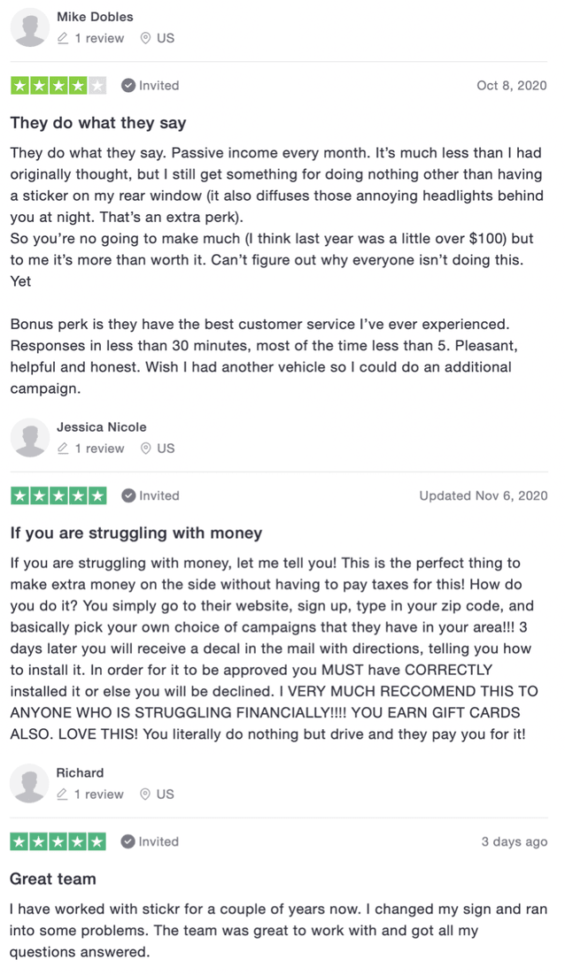 Stickr - Get Paid To Advertise On Your Car