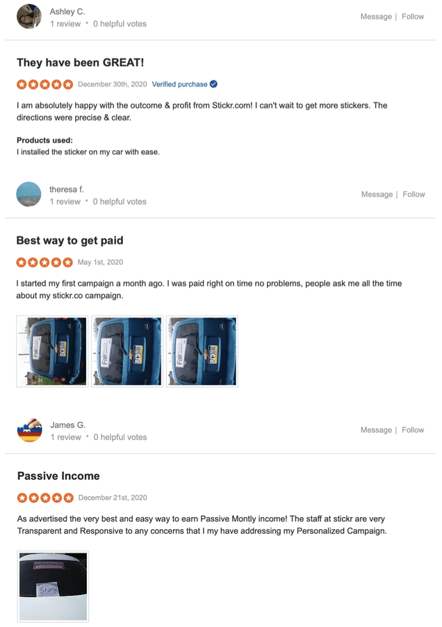 Stickr - Get Paid To Advertise On Your Car