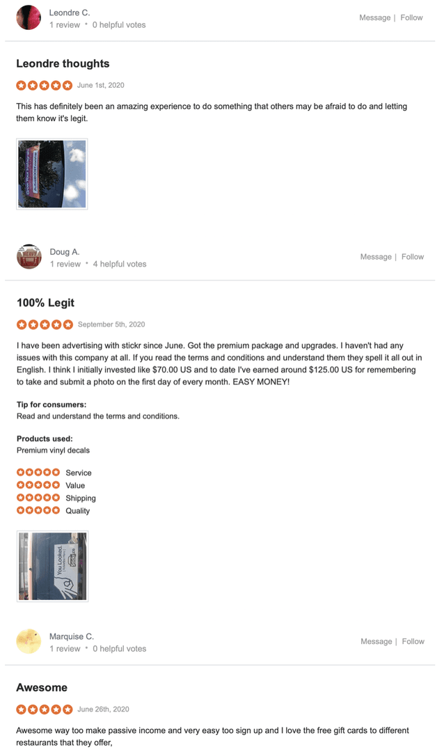 Stickr - Get Paid To Advertise On Your Car