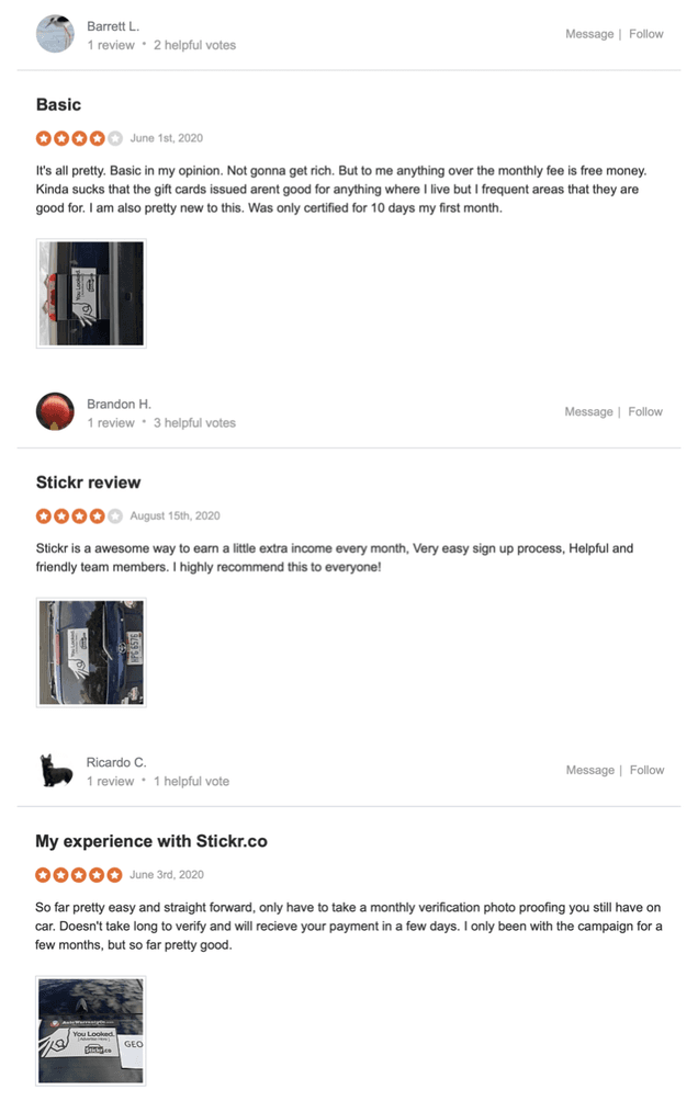 Stickr - Get Paid To Advertise On Your Car