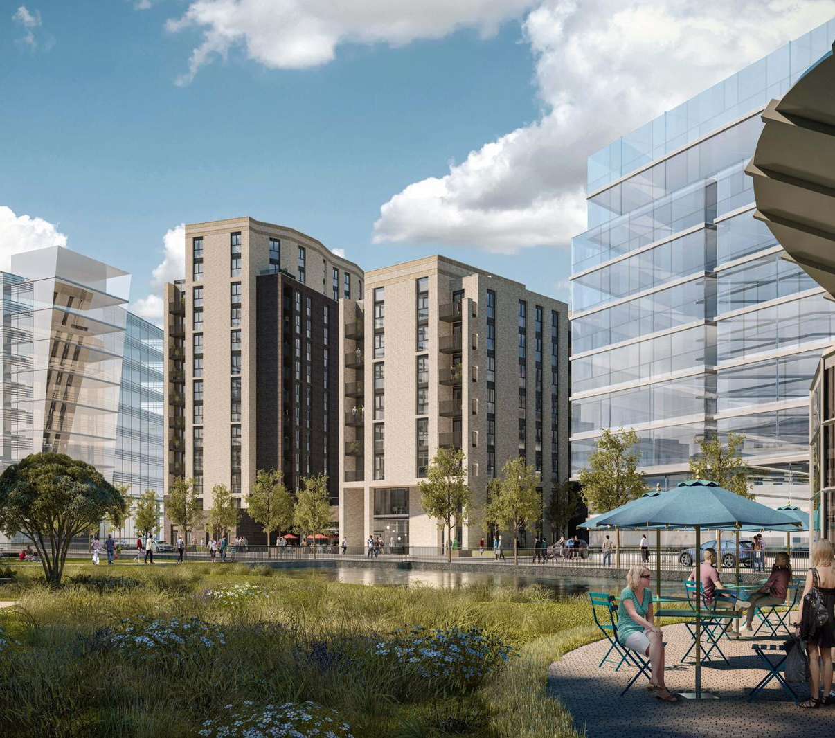 Trafford Waters Manchester | Homes, Offices & Green Spaces on the Waterfront