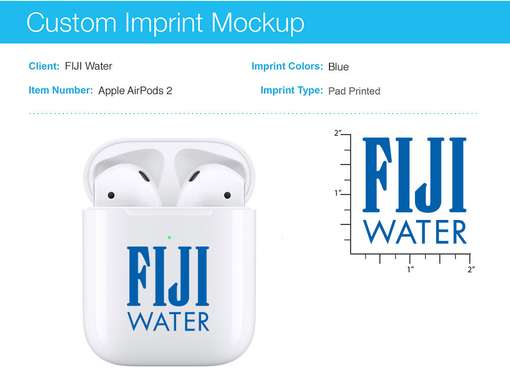 Custom AirPods Branded With Your Logo | iPromo